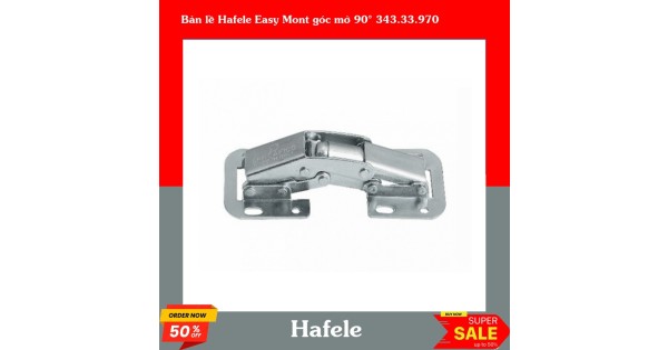 Bản lề Hafele Easy Mont góc mở 90° 343.33.970 Chính Hãng | HAFELE EASY