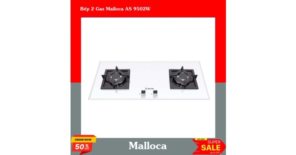 Bếp 2 Gas Malloca AS 9502W Chính Hãng | HAFELE EASY