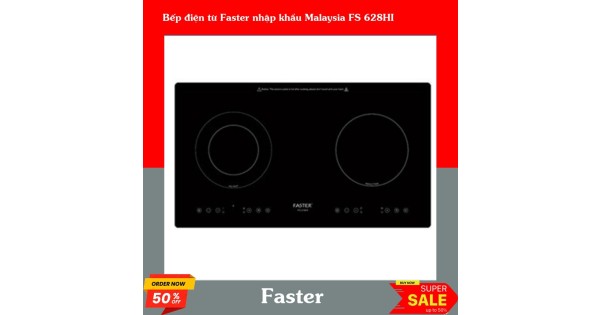 Bếp điện từ Faster nhập khẩu Malaysia FS 628HI Chính Hãng | HAFELE EASY