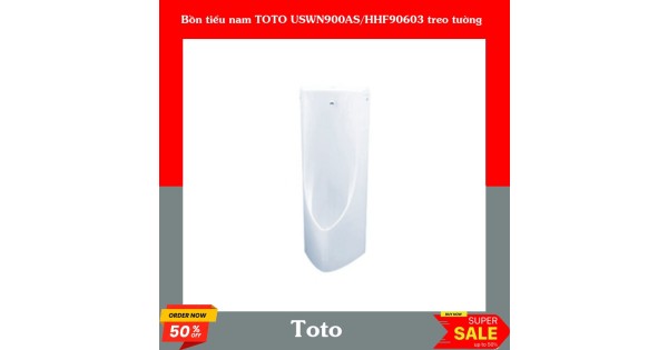 Bồn tiểu nam TOTO USWN900AS/HHF90603 treo tường Chính Hãng | HAFELE EASY