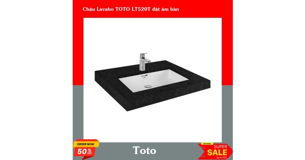 Chậu Lavabo TOTO LT520T đặt âm bàn Chính Hãng | HAFELE EASY