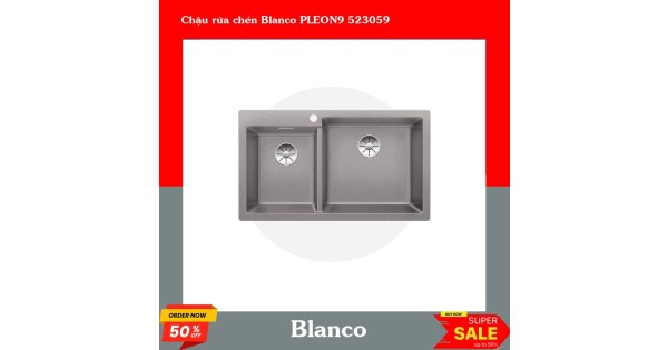 Chậu rửa chén Blanco PLEON9 523059 Chính Hãng | HAFELE EASY