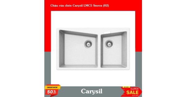 Chậu rửa chén Carysil LMC5 Snova (02) Chính Hãng | HAFELE EASY