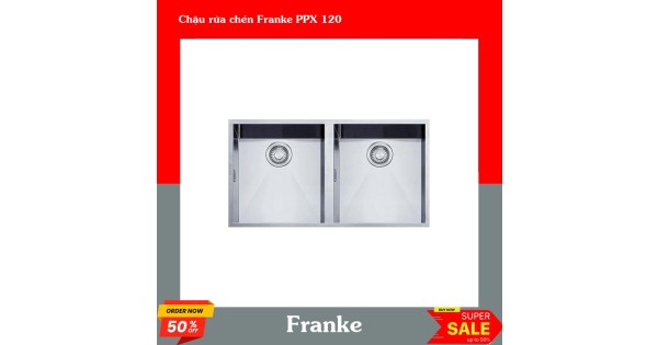Chậu rửa chén Franke PPX 120 Chính Hãng | HAFELE EASY