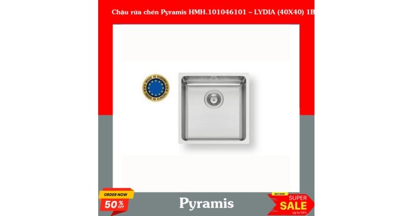 Chậu rửa chén Pyramis HMH.101046101 – LYDIA (40X40) 1B Chính Hãng ...