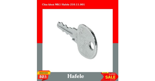 Chìa khoá MK1 Hafele 210.11.001 Chính Hãng | HAFELE EASY