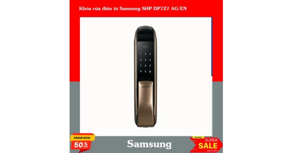 Khóa cửa điện tử Samsung SHP DP727 AG/EN Chính Hãng | HAFELE EASY