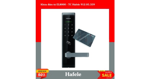 Khóa điện tử EL8000 - TC Hafele 912.05.359 Chính Hãng | HAFELE EASY