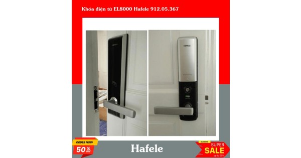 Khóa điện tử EL8000 Hafele 912.05.367 Chính Hãng | HAFELE EASY