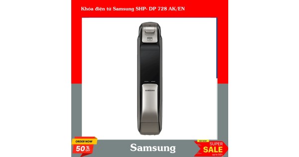 Khóa điện tử Samsung SHP- DP 728 AK/EN Chính Hãng | HAFELE EASY